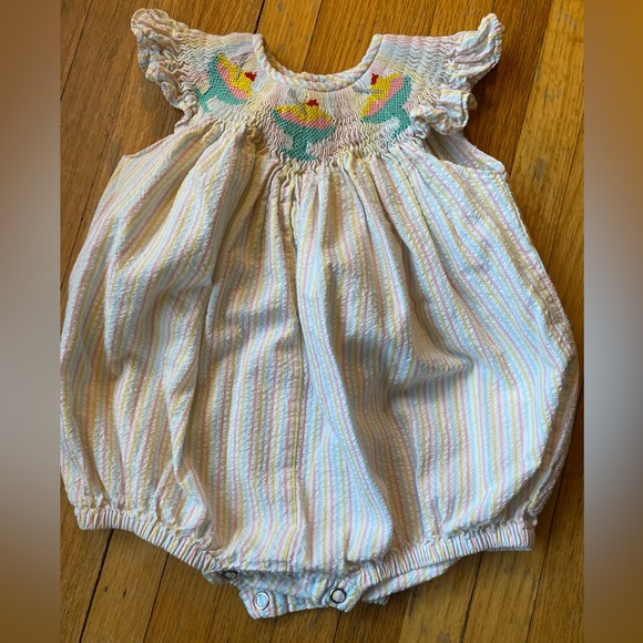 Remember Nguyen | One Pieces | Ice Cream Smocked Bubble 3 Mo Remember ...